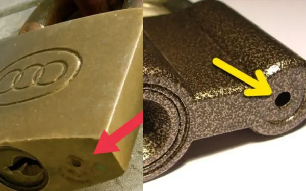 Fact: Every lock has a tiny hole