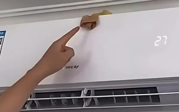 Put a sock on the air conditioner