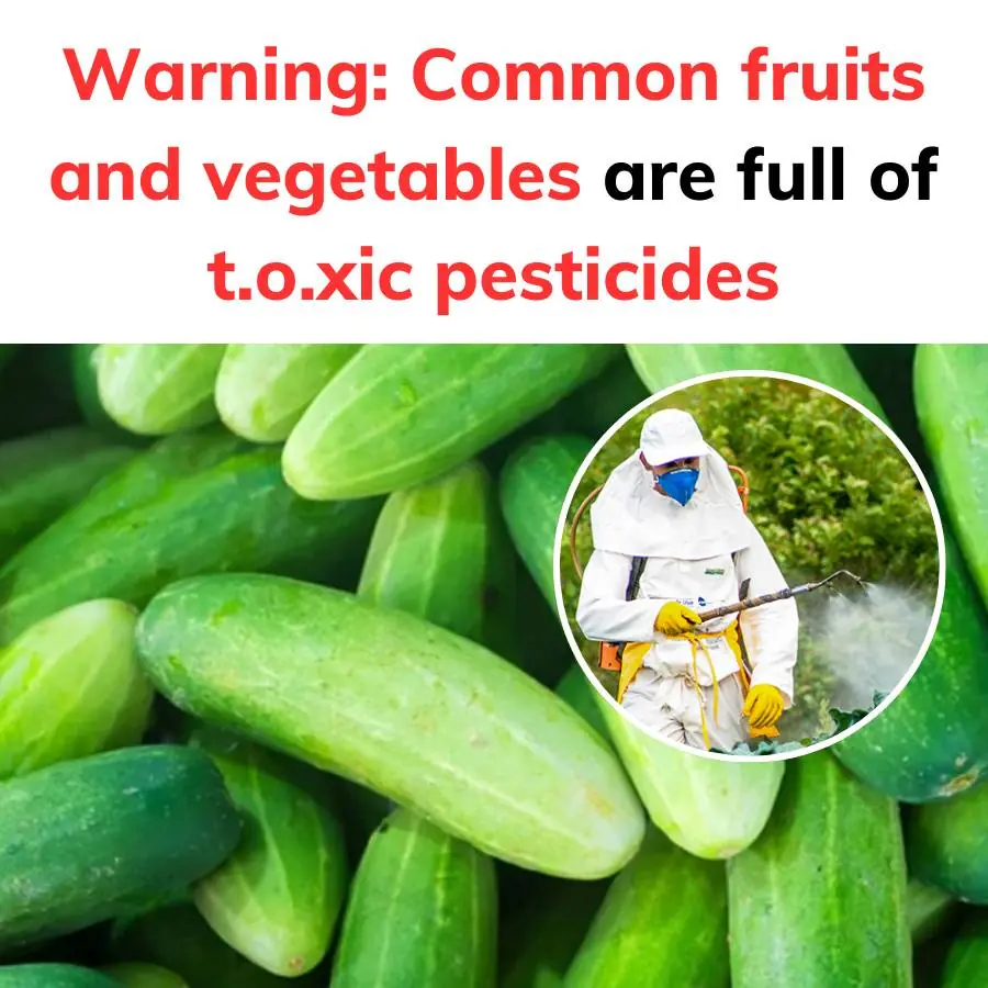 Warning: Common fruits and vegetables are full of to.xic pesticides