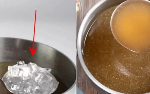 Why Do Chefs Often Add Ice Cubes to Bone Broth?
