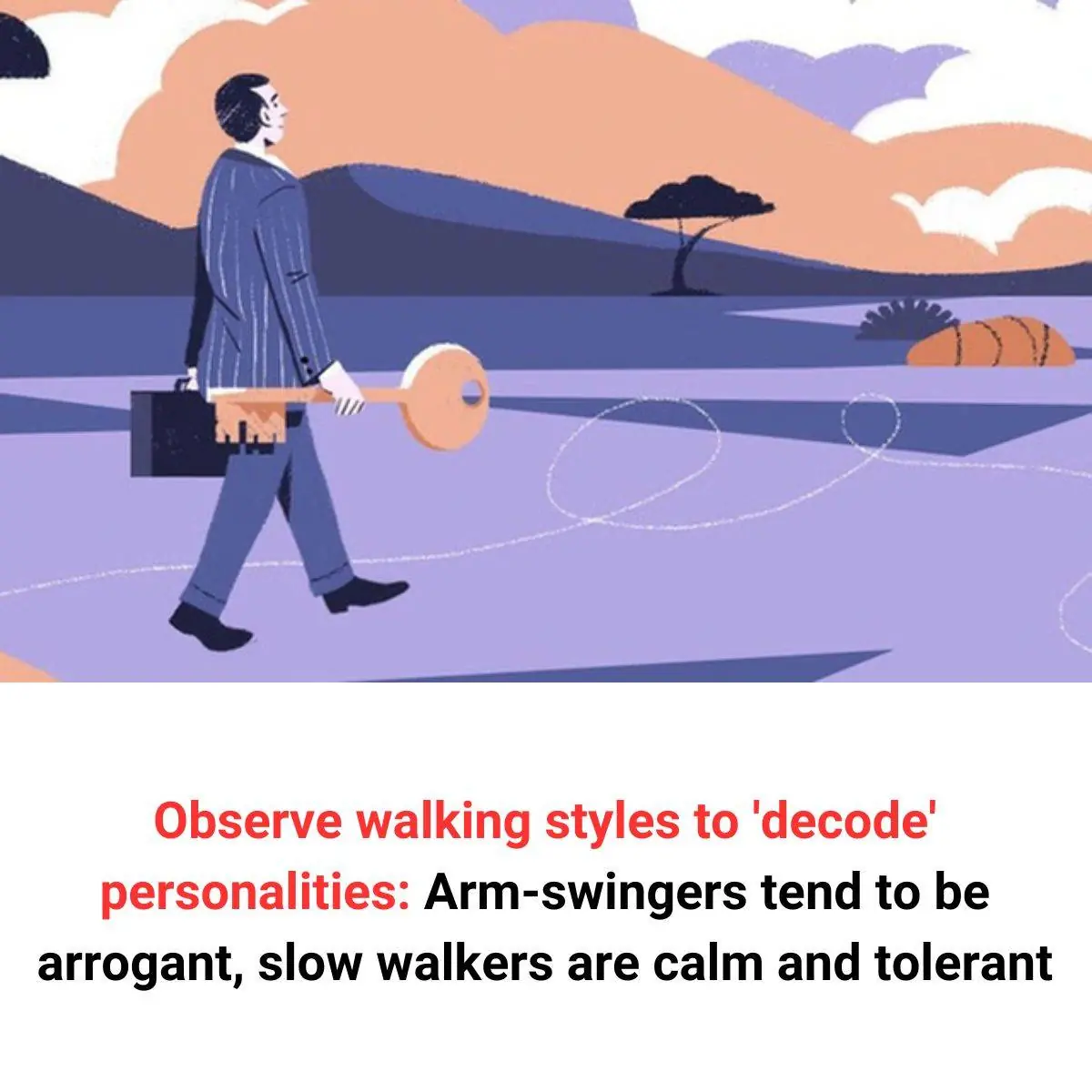 Observe Walking Styles to 'Decode' Personalities