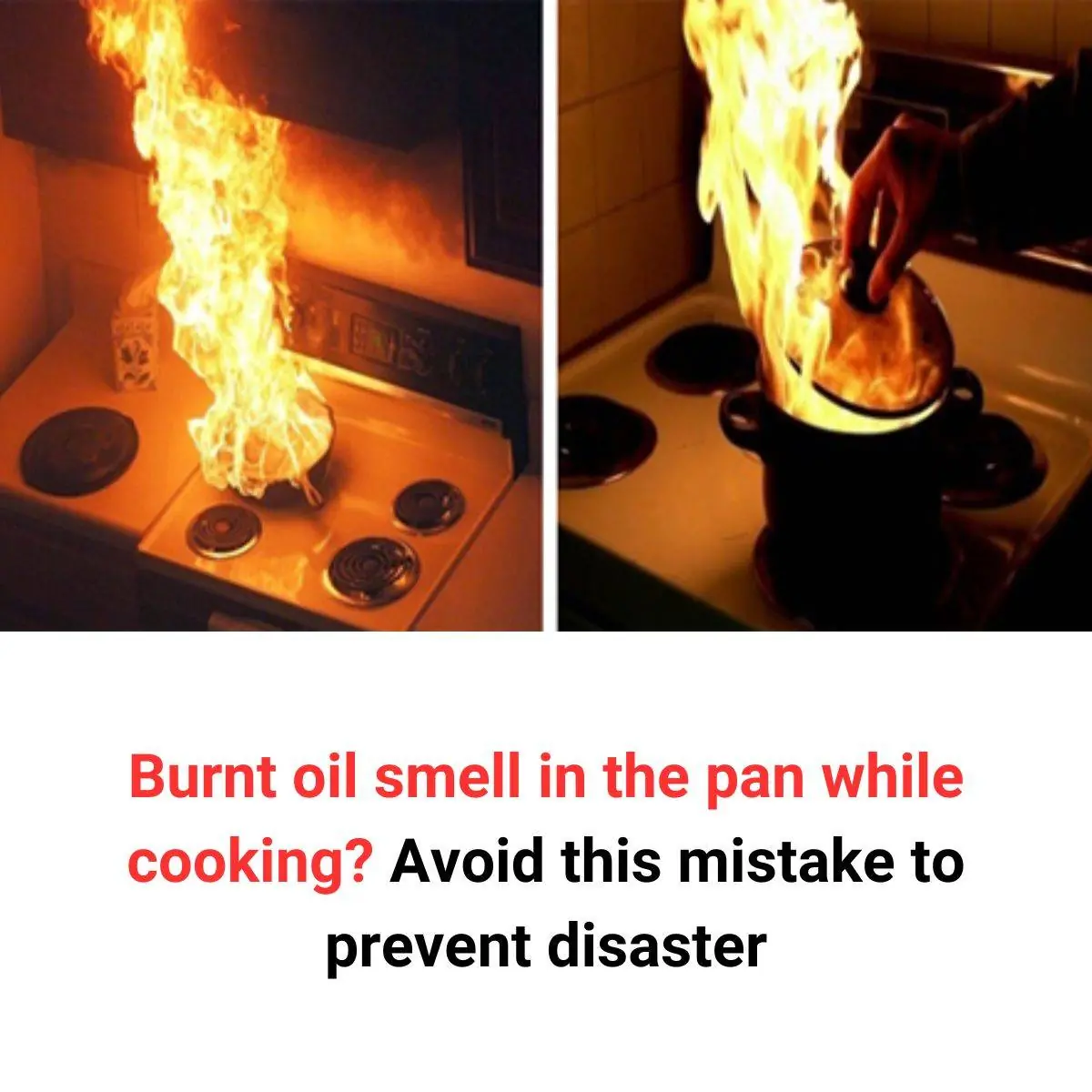 Burnt Oil Smell in the Pan While Cooking?