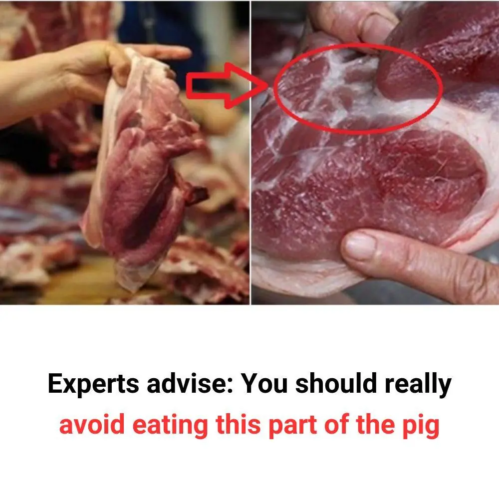 Is it harmful to accidentally eat lymph nodes in pork?