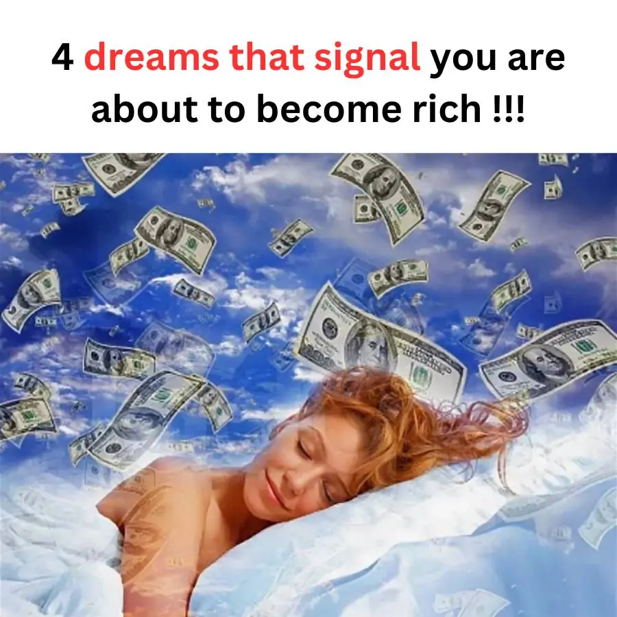 4 dreams that signal you are about to become rich