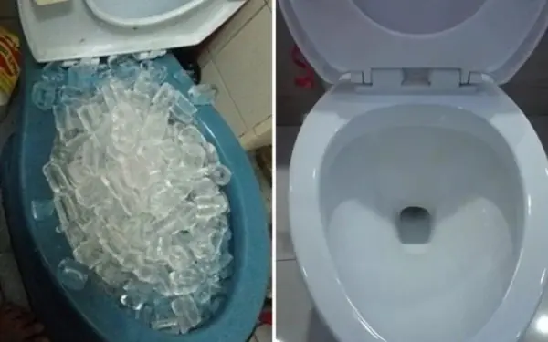 The benefits of putting ice cubes in the toilet: