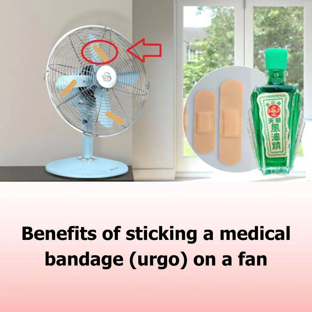 Benefits of Sticking a Medical Bandage (Urgo) on a Fan