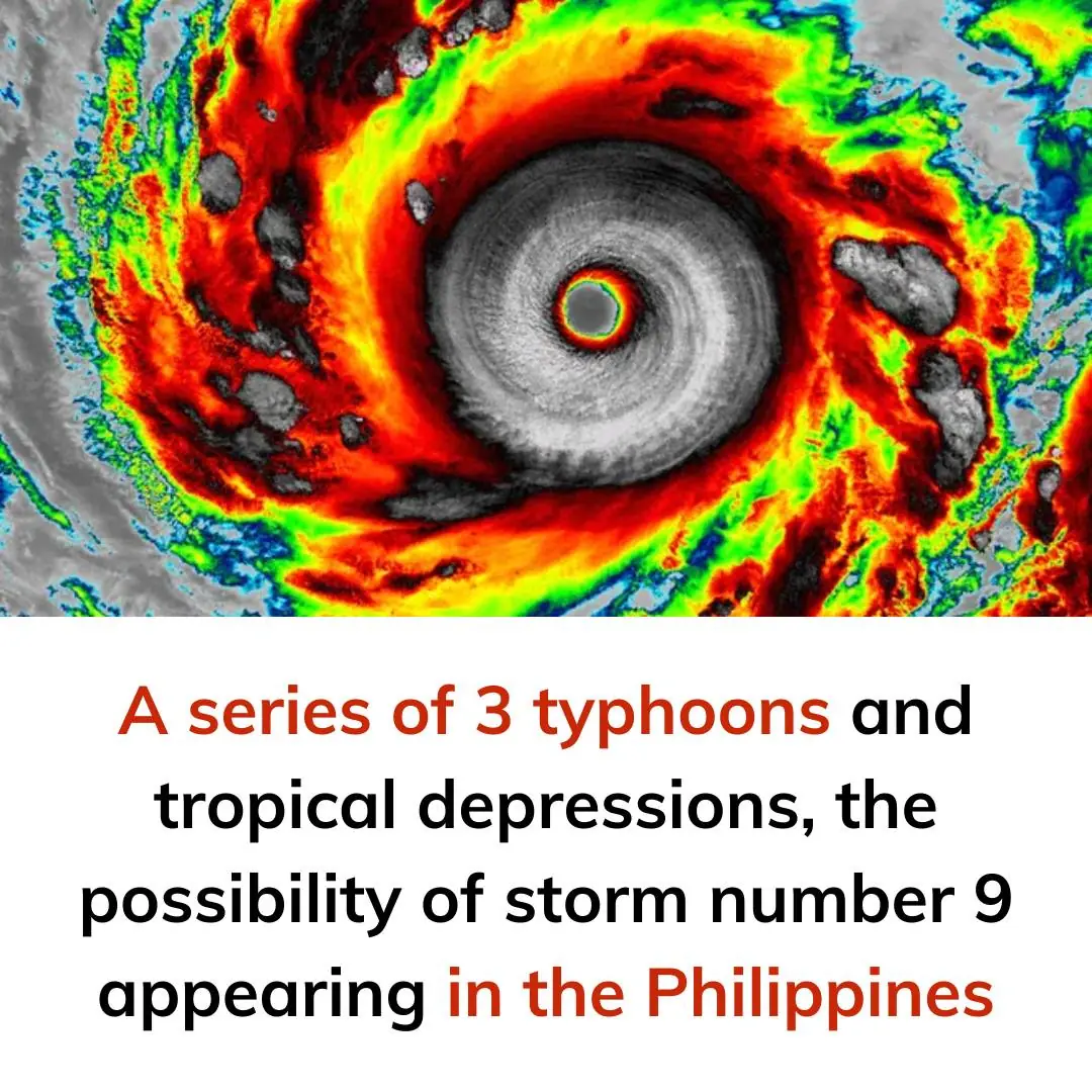 A series of 3 typhoons and tropical depressions, the possibility of ...