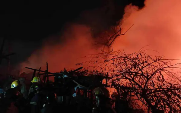 Firefighters responded to a second alarm fire that hit a residential ...