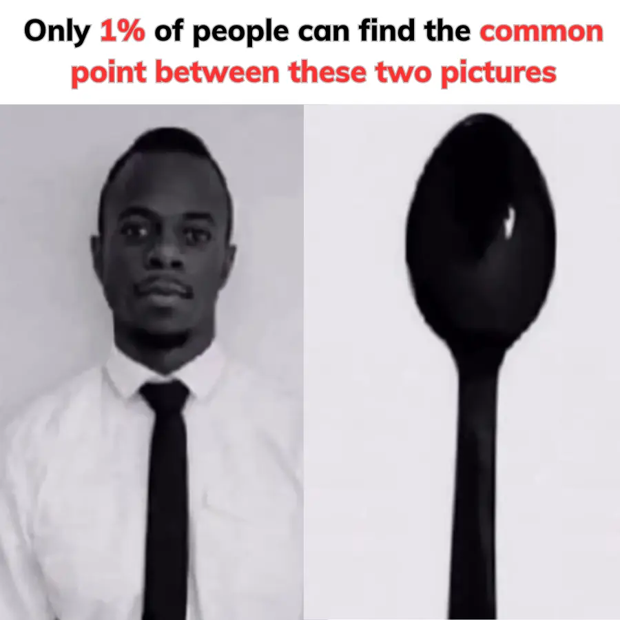Only 1% of people can find the common point between these two pictures