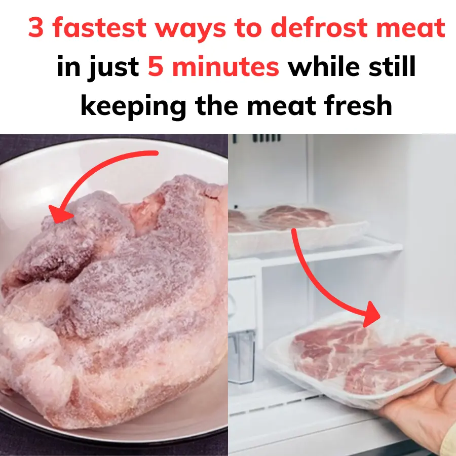 3 fastest ways to defrost meat in just 5 minutes while still keeping ...