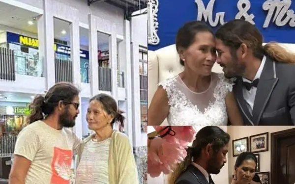 Couple with 32-year age gap together for nearly 2 decades