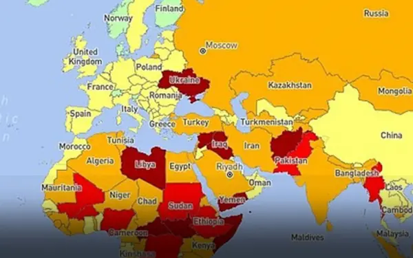 Wish you weren't here? World's most dangerous countries to visit in ...