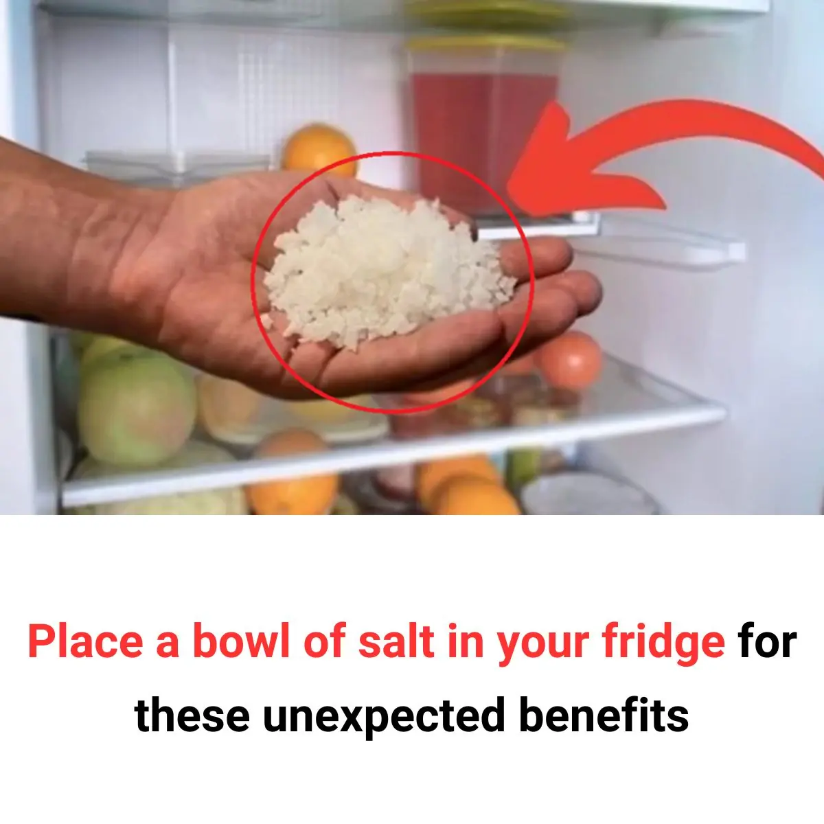 Place a Bowl of Salt in Your Fridge for These Unexpected Benefits