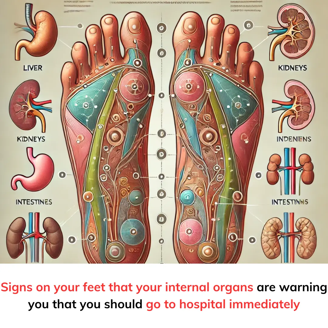 Signs on your feet that your internal organs are warning you that you ...
