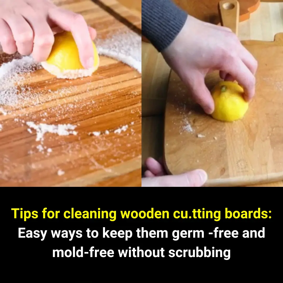 Tips for cleaning wooden cu.tting boards quickly and cleanly